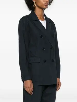 Aspesi Double-breasted Cotton Blazer