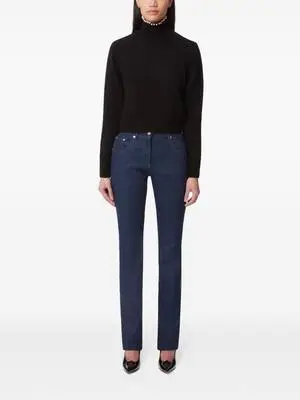 Nina Ricci Bead-embellished Wool-blend Jumper