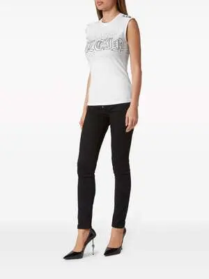 Philipp Plein Crystal-embellished Tank Top