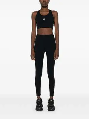 Balenciaga Reflective-logo Bra Top