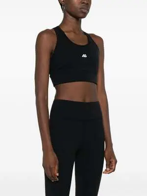 Balenciaga Reflective-logo Bra Top