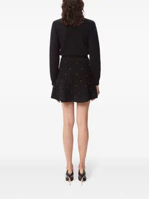 Nina Ricci Mohair-blend Studded Sweater