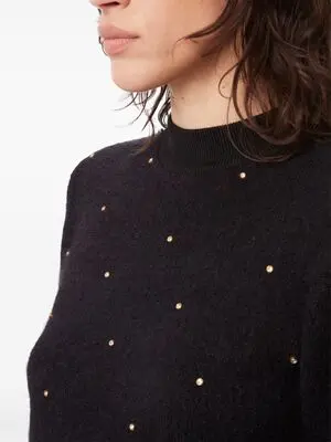 Nina Ricci Mohair-blend Studded Sweater