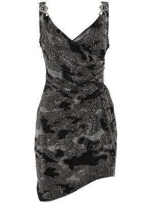 Philipp Plein Crystal-embellished Minidress