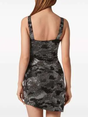 Philipp Plein Crystal-embellished Minidress