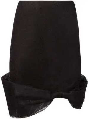 Nina Ricci Lace Skirt With Bow