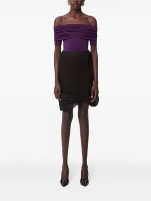 Nina Ricci Lace Skirt With Bow