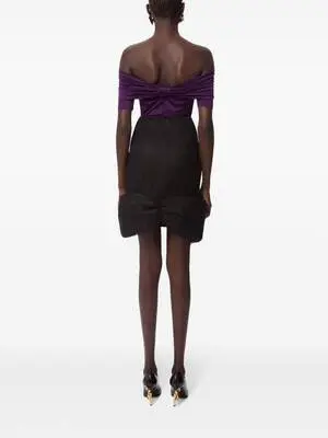 Nina Ricci Lace Skirt With Bow