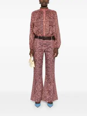 Zimmermann Ottie Paisley-print Trousers