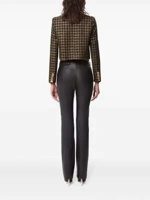Nina Ricci Houndstooth Cropped Jacket