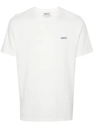 AUTRY Logo-patch Cotton T-shirt