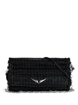 Zadig&Voltaire Medium Rock Eternal Clutch Bag - Black