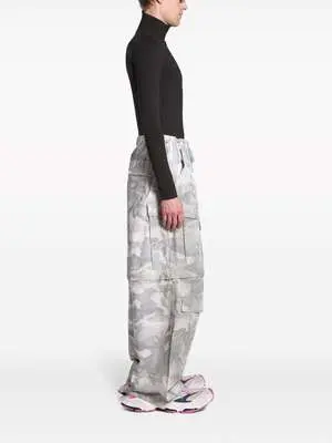 Balenciaga Cargo Camo-print Cotton Trousers
