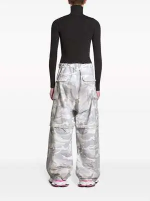 Balenciaga Cargo Camo-print Cotton Trousers