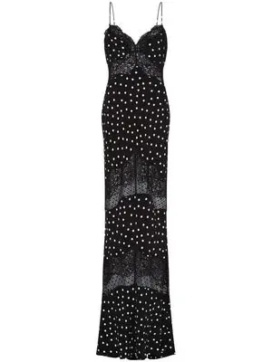 Rebecca Vallance Celyn Polka-dot Maxi Dress