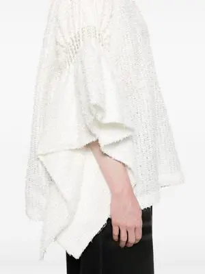Junya Watanabe Flared-cuffs Bouclé Blouse