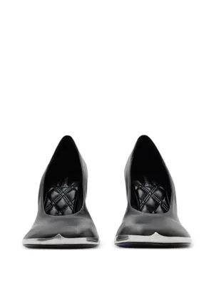 Burberry Duck 90mm Leather Pumps