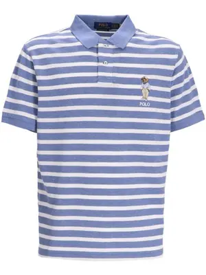 Polo Ralph Lauren Polo Bear Striped Polo Shirt