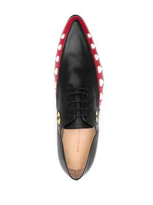 WALTER VAN BEIRENDONCK Crocodile Oxford Shoes - Black