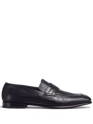Zegna Leather Loafers - Black