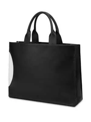 Moschino Panelled Leather Tote Bag