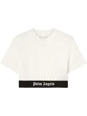 Palm Angels Textured T-shirts For Women