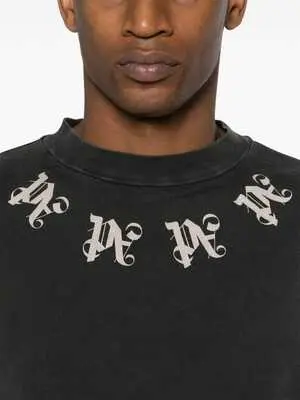 Palm Angels Monogram-print Cotton T-shirt
