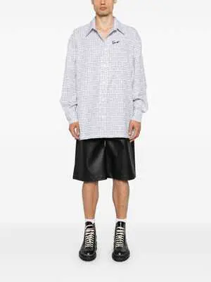 Kenzo Logo-embroidered Weave Shirt