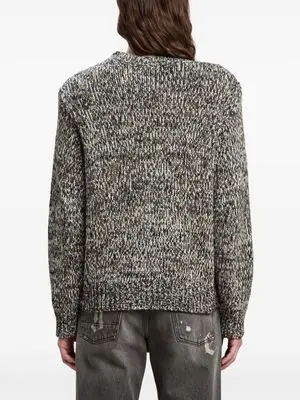 Palm Angels Palm Tree Print Jumper - Grey