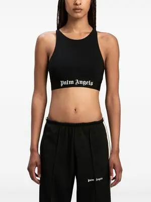 Palm Angels Logo Underband Compression Top - Black