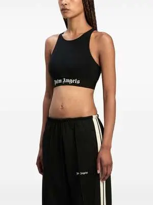 Palm Angels Logo Underband Compression Top - Black