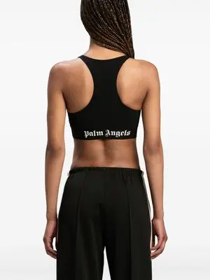 Palm Angels Logo Underband Compression Top - Black