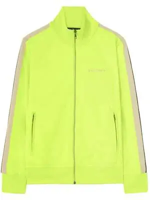 Palm Angels Logo-print High-neck Jacket - Yellow