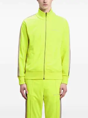 Palm Angels Logo-print High-neck Jacket - Yellow