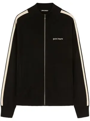 Palm Angels Logo-embroidered Zip-up Jacket