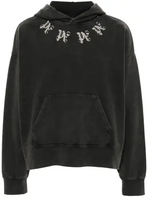 Palm Angels Monogram-print Cotton Hoodie