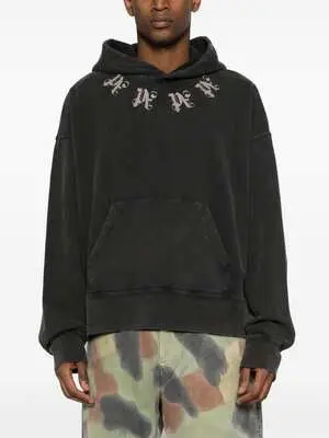 Palm Angels Monogram-print Cotton Hoodie