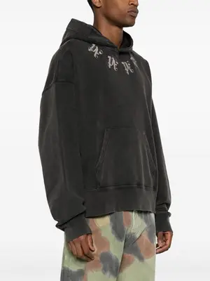 Palm Angels Monogram-print Cotton Hoodie