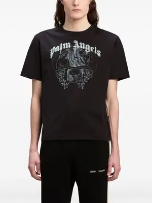 Palm Angels Statement Pencil Cotton T-shirt