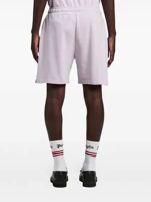 Palm Angels Logo-print Cotton Shorts