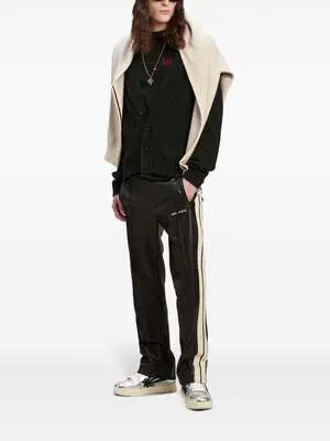Palm Angels Logo-intarsia Cardigan
