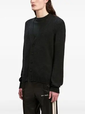 Palm Angels Logo-intarsia Cardigan