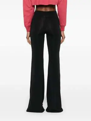 Palm Angels Monogram-embroidered Flared Trousers