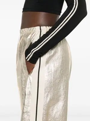 Palm Angels Side-stripe Leather Track Pants
