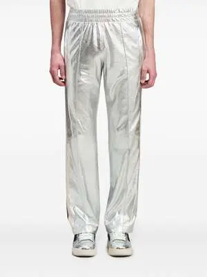 Palm Angels Metallic Leather Trousers