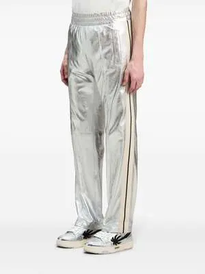 Palm Angels Metallic Leather Trousers