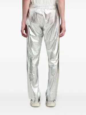 Palm Angels Metallic Leather Trousers