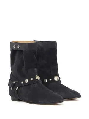 Isabel Marant Étoile Stania Studded Boots - Black