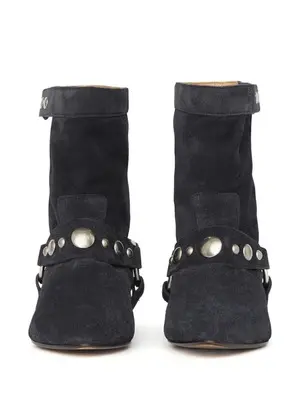 Isabel Marant Étoile Stania Studded Boots - Black