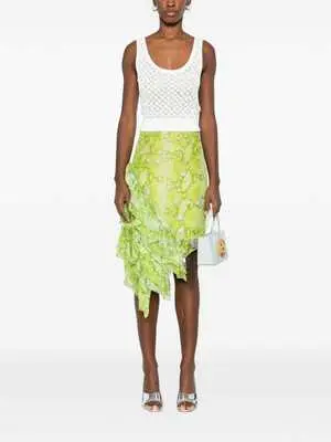 John Richmond Crystal-embellished Knitted Top